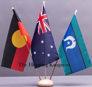 Aboriginal Hand Held Flag