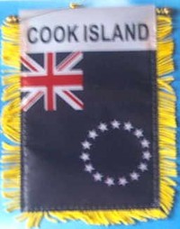 Cook Islands Hand Waver Flag